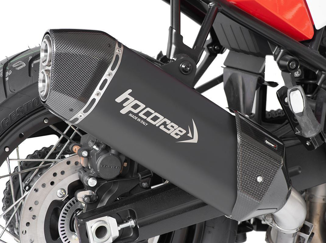 HP CORSE Suzuki V-Strom 1050 (2020+) Slip-on Exhaust "SPS Carbon 350 C – MotoDeal